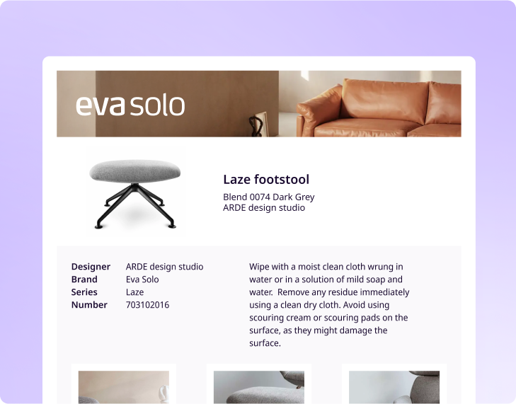 Product Sheets | Plytix