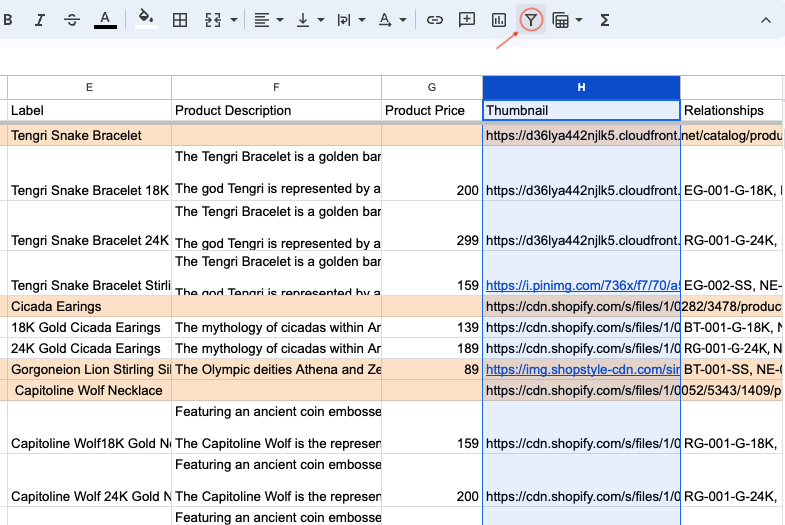 How To Build a Product Database in Spreadsheets