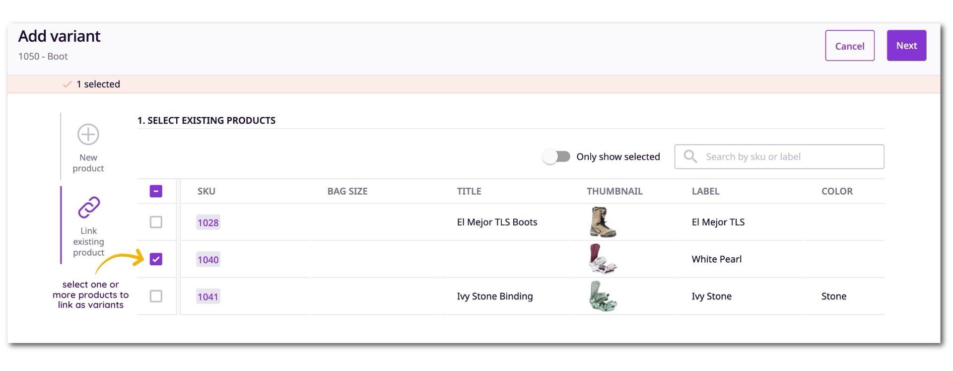 Creating Single, Parent, and Variant Products